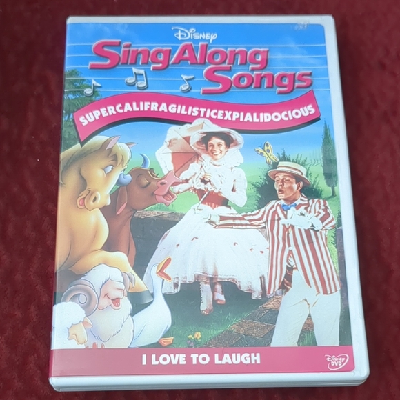 Disney | Media | Disney Sing Along Songs Dvd Red And Blue Cover | Poshmark